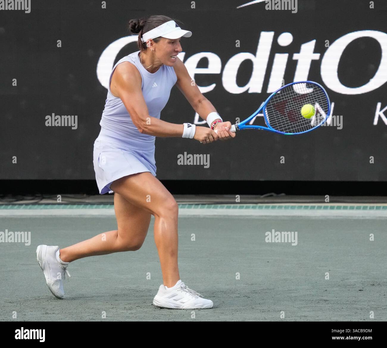 April 3, 2025: Jessica Pegula (USA) defeated Ajla Tomaljanovic (AUS) 6 ...