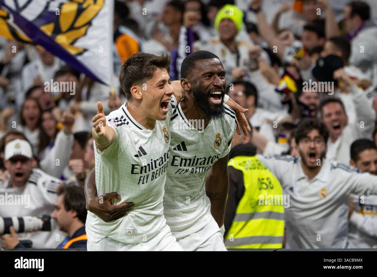 Real madrid celebrate rudiger hi-res stock photography and images - Alamy