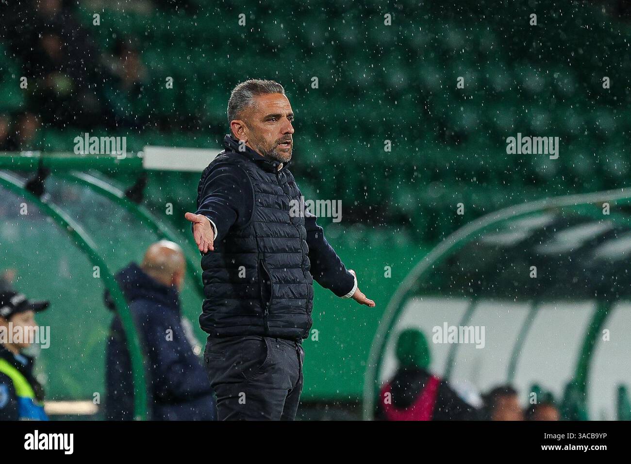 Rui Borges head coach of Sporting CP reacts during the Taça de Portugal ...