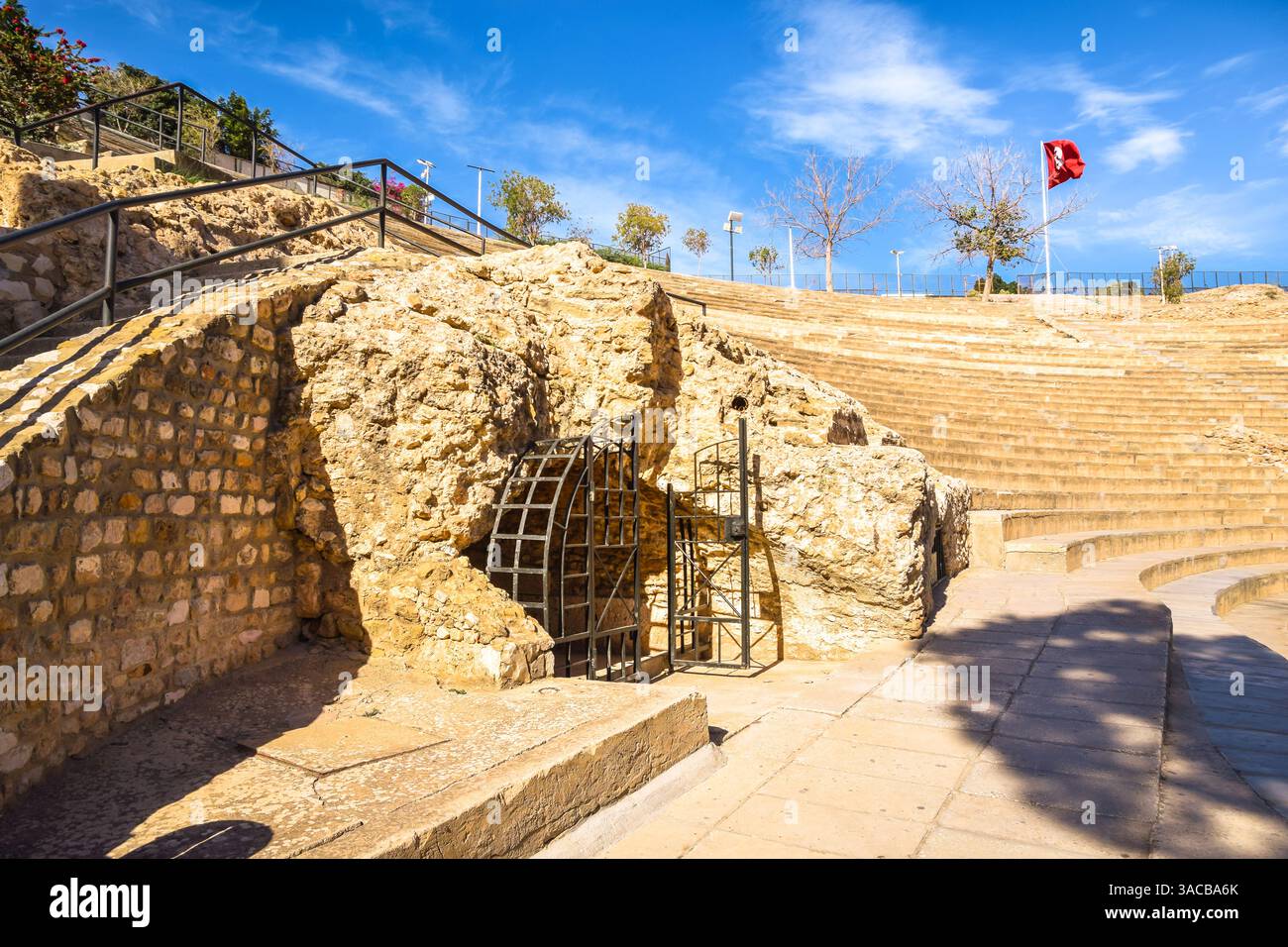 The Roman Theatre of Carthage, Tunisia Stock Photo - Alamy