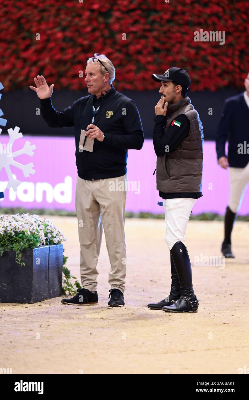Omar Abdul Aziz Al Marzooqi of United Arab Emirates with during the ...