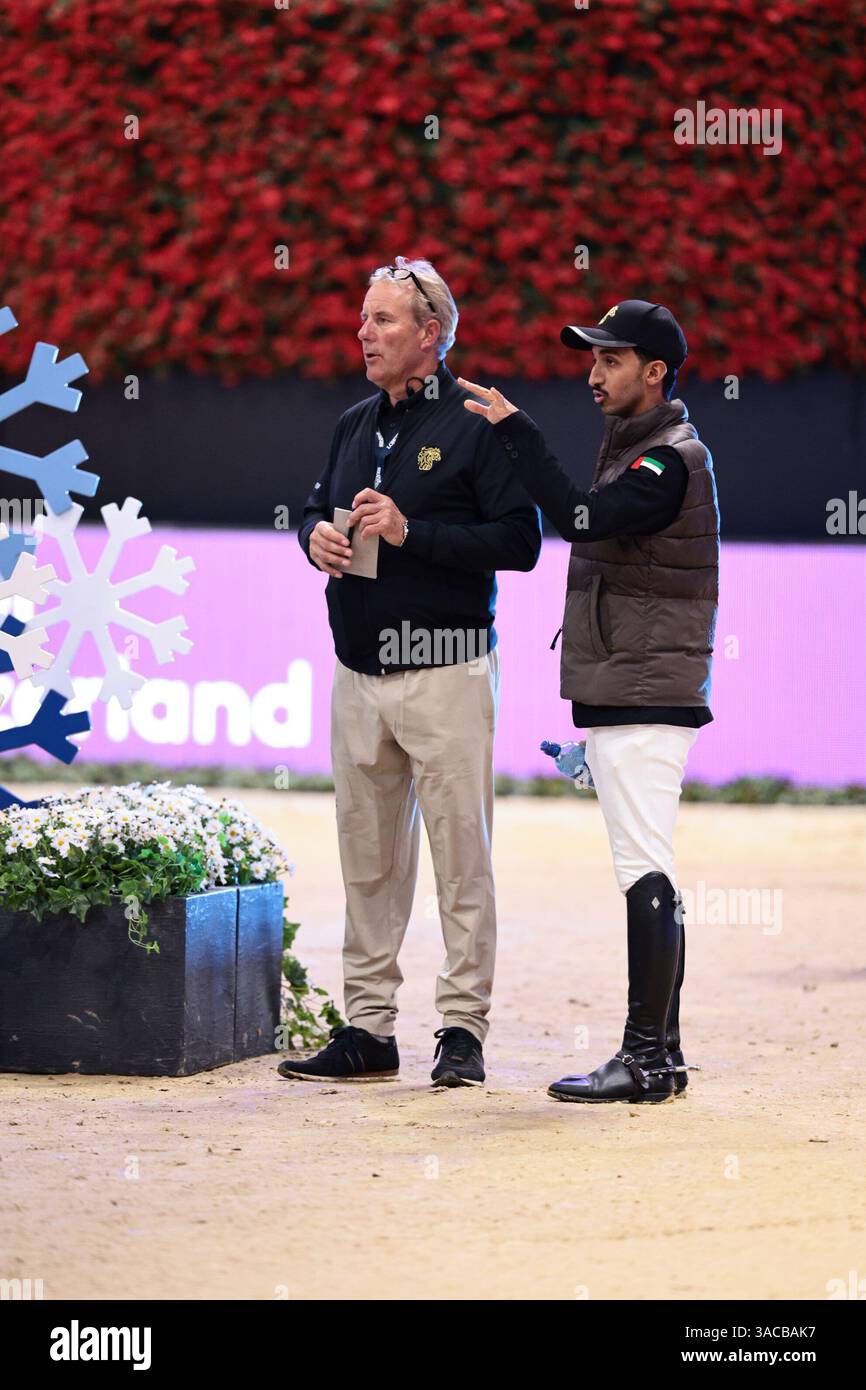 Omar Abdul Aziz Al Marzooqi of United Arab Emirates with during the ...