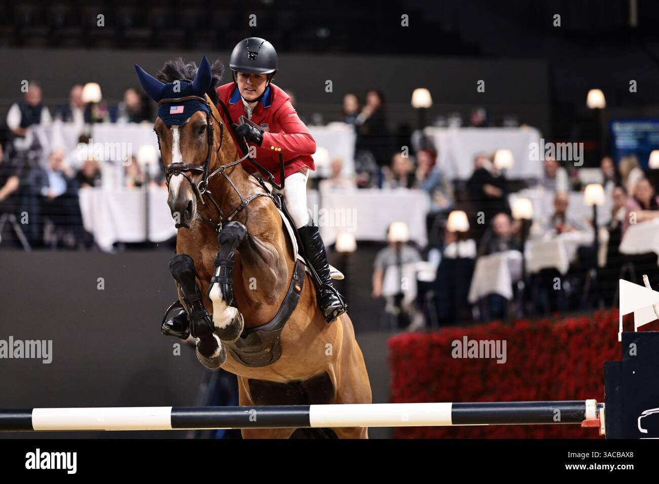 McKayla Langmeier of United States with Mimosa vd Rollebeek during the ...