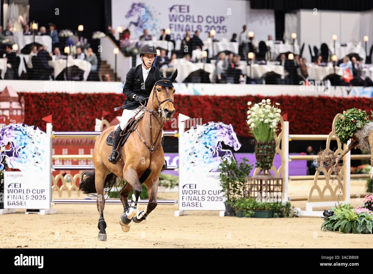 Maikel van der Vleuten of Netherlands with Beauville Z N.O.P. during the LONGINES FEI Jumping ...