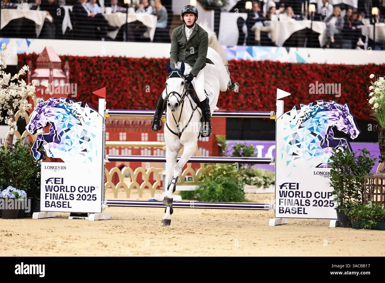 Daniel Coyle of Ireland with Incredible during the LONGINES FEI Jumping ...
