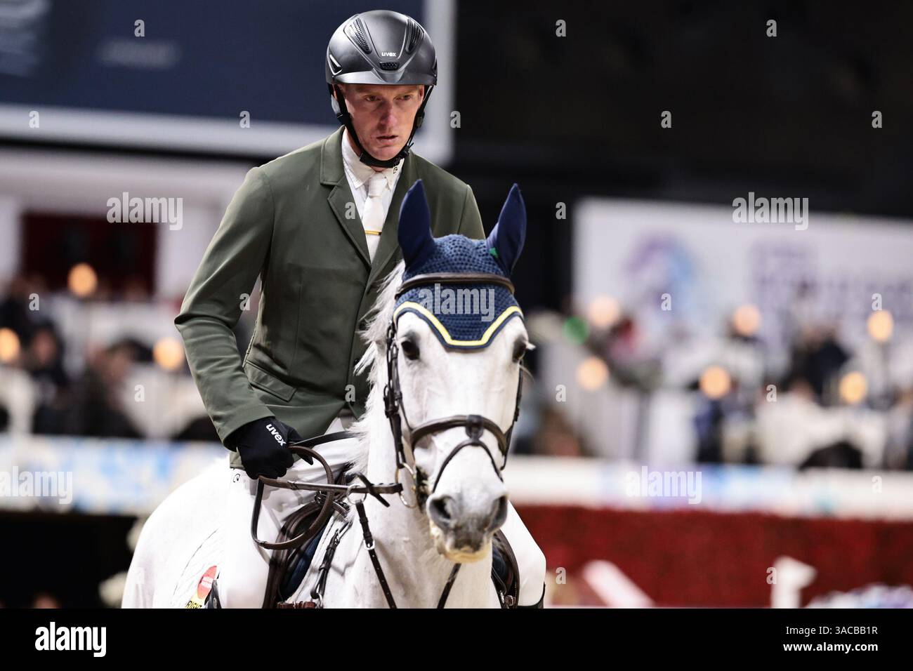 Daniel Coyle of Ireland with Incredible during the LONGINES FEI Jumping ...