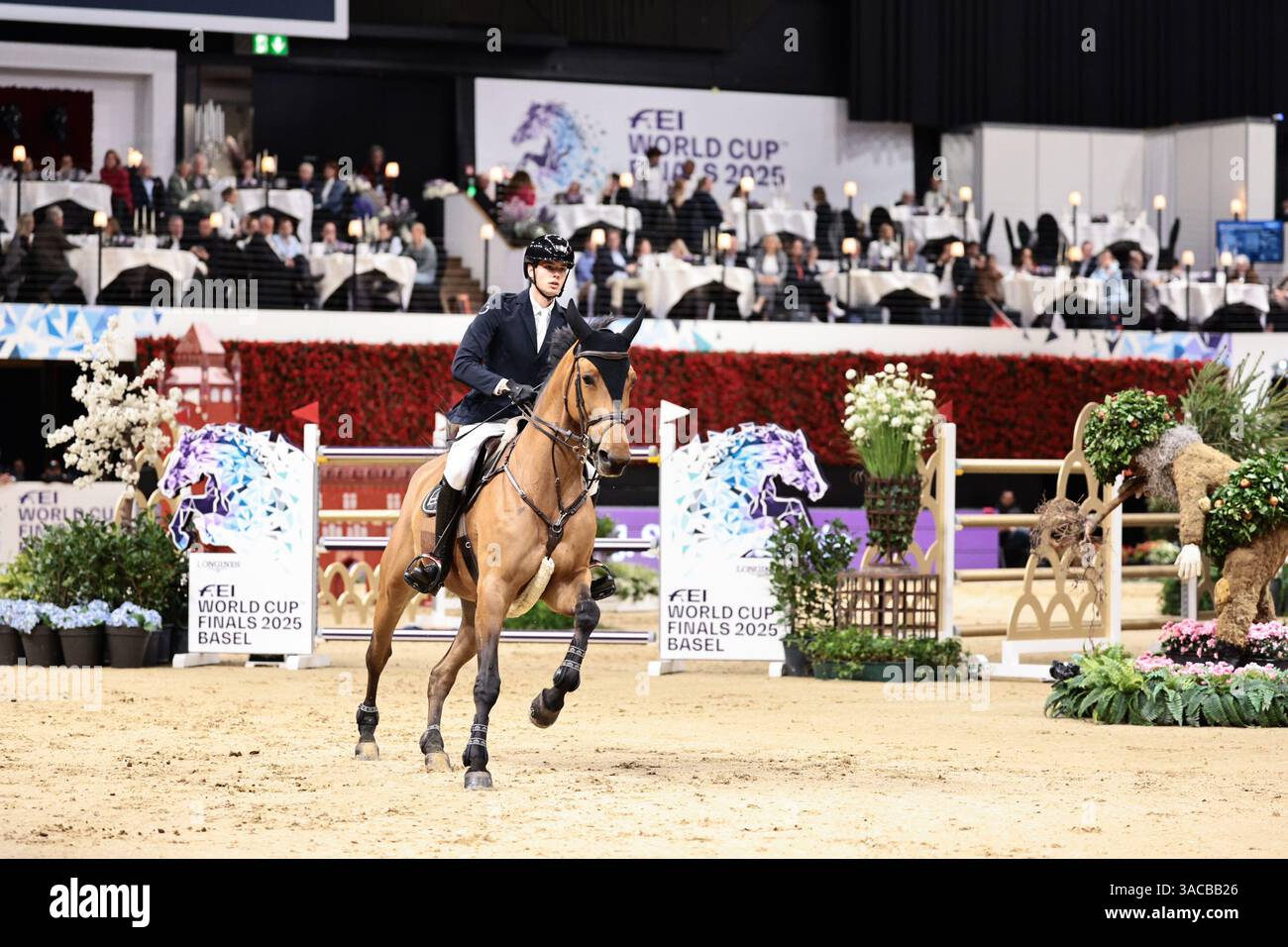 Vince Jarmy of Hungary with Carbon Girl Z during the LONGINES FEI ...