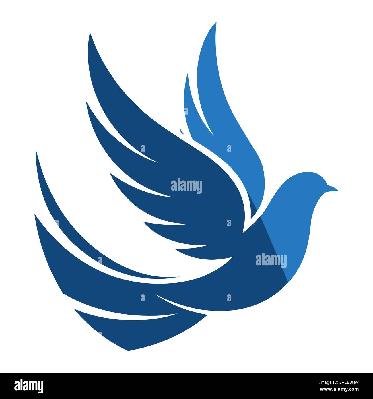 Abstract bird logo design vector illustration. Stylish and dynamic bird ...