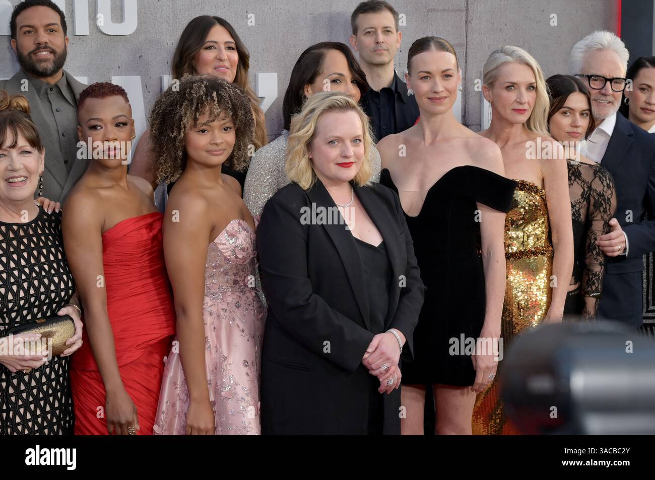 Los Angeles, CA. 02MAR2025: Ann Dowd, O-T Fagbenie, Samira Wiley ...