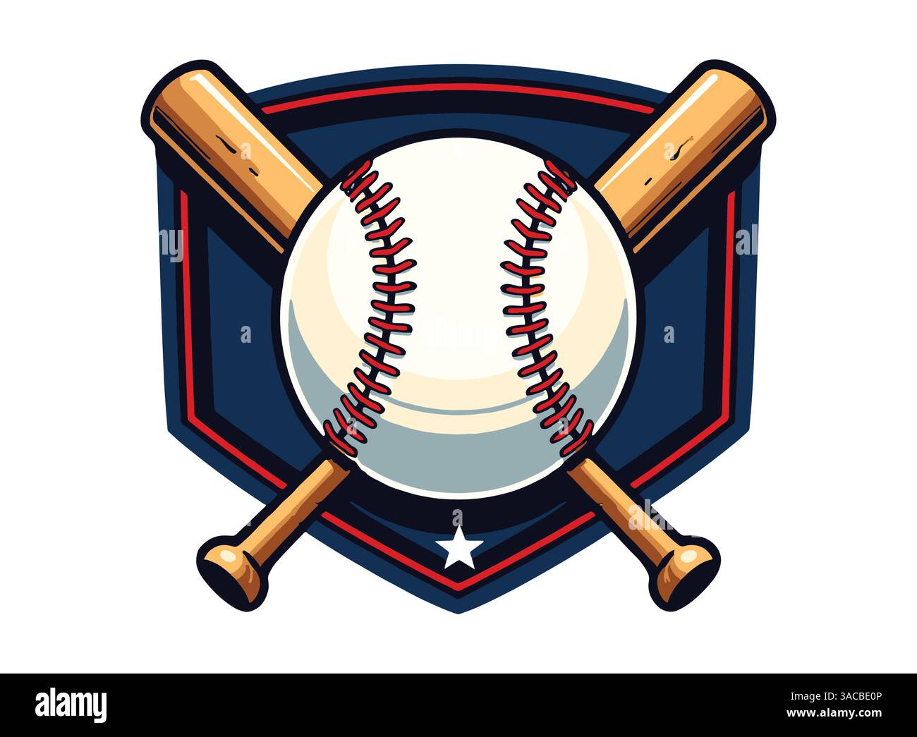 Baseball background with ball laces and bats. Stitches texture perfect ...