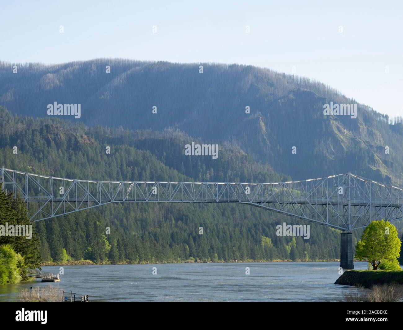 Oregon, USA. Columbia River Gorge National Scenic Area, Bridge of the ...