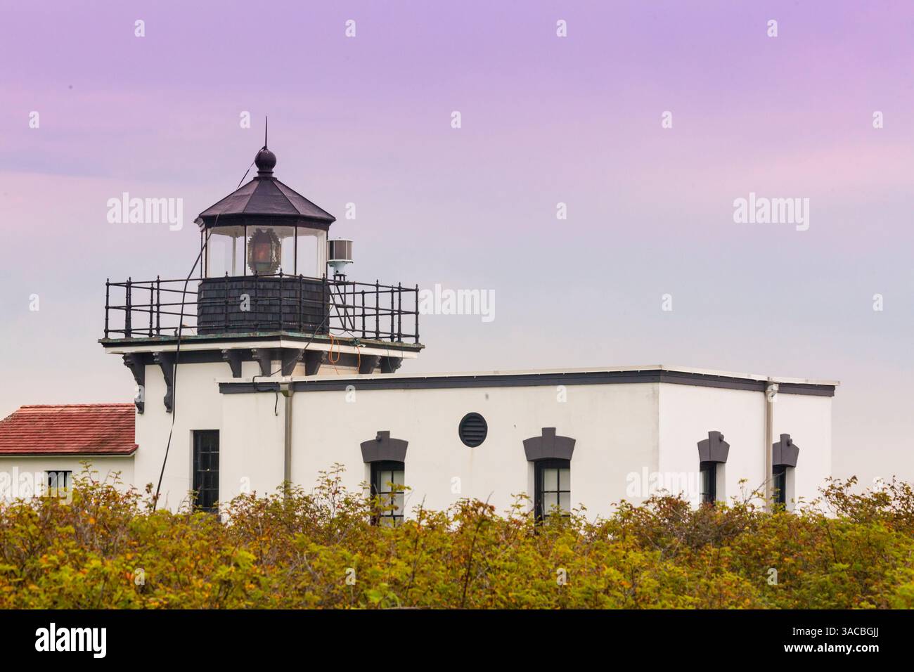 Point No Point Lighthouse, Hansville, Washington State, USA Stock Photo ...