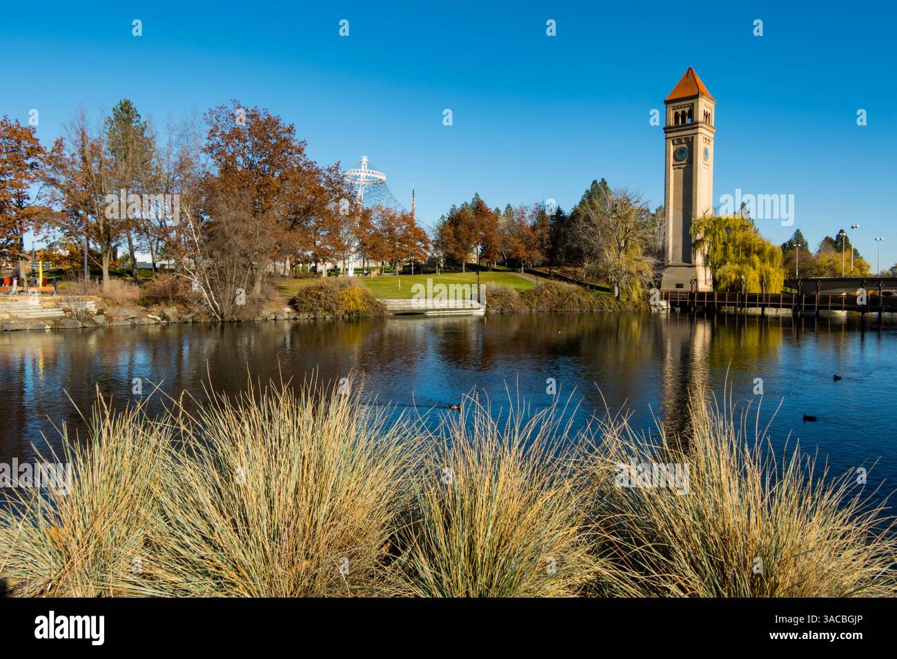 The Great Northern Clock Tower, Waterfront Park, Spokane, Washington ...