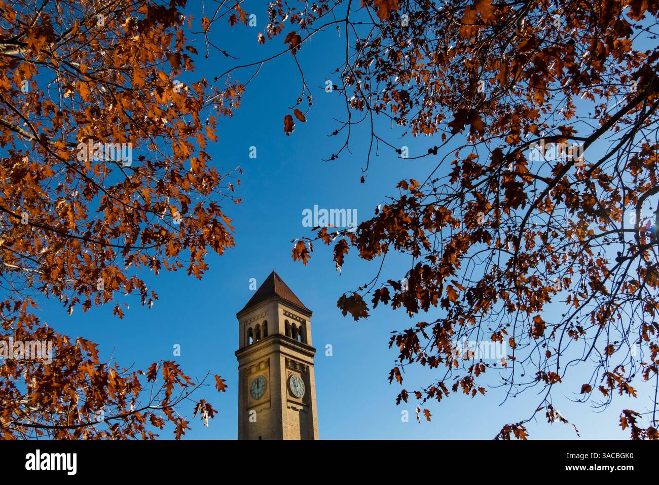 The Great Northern Clock Tower, Waterfront Park, Spokane, Washington ...