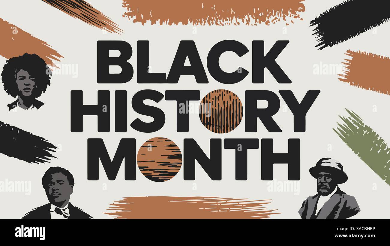 Black History Month Celebration. Vector illustration design honoring ...