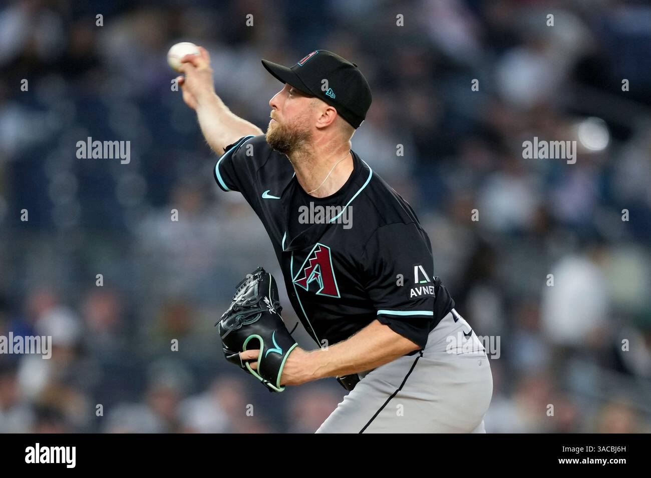 Arizona Diamondbacks pitcher Merrill Kelly throws during the first ...