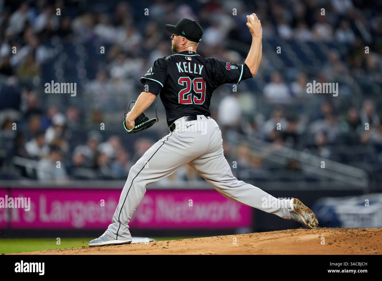 Arizona Diamondbacks pitcher Merrill Kelly throws during the first ...