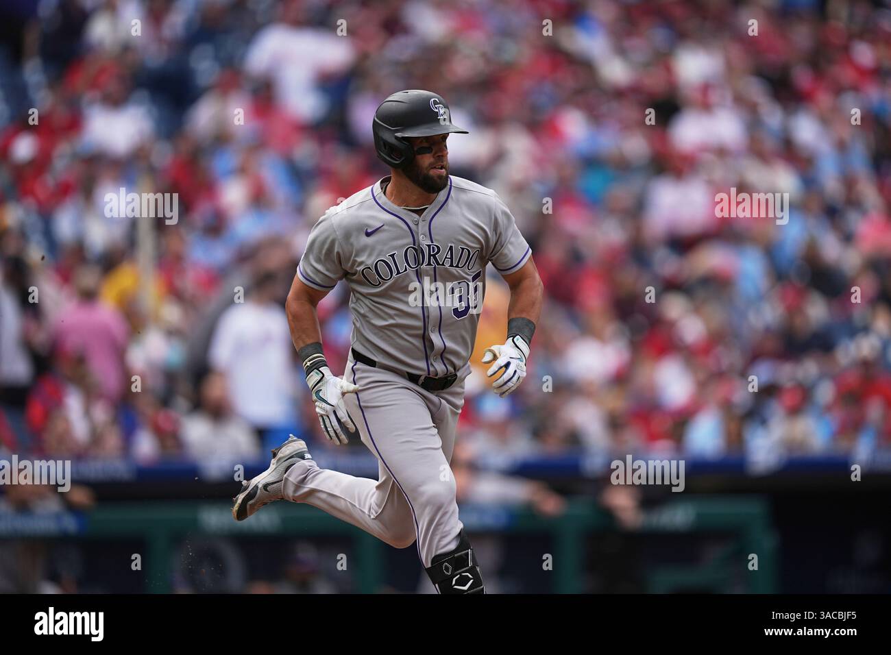 Colorado Rockies' Nick Martini during the seventh inning of a baseball ...