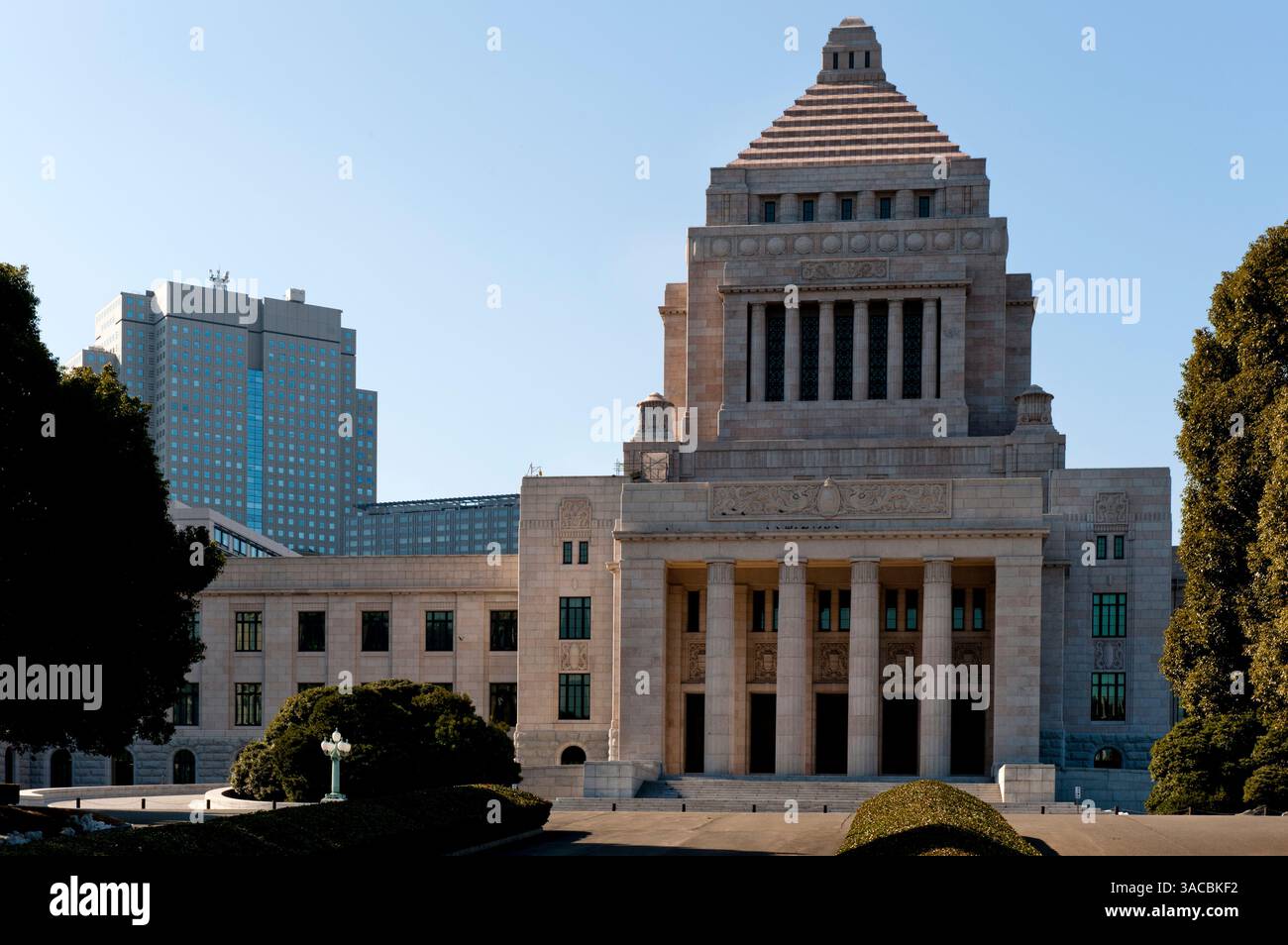 Japan's National Diet Building in Nagata-cho, Tokyo is the seat of the Japanese government ...