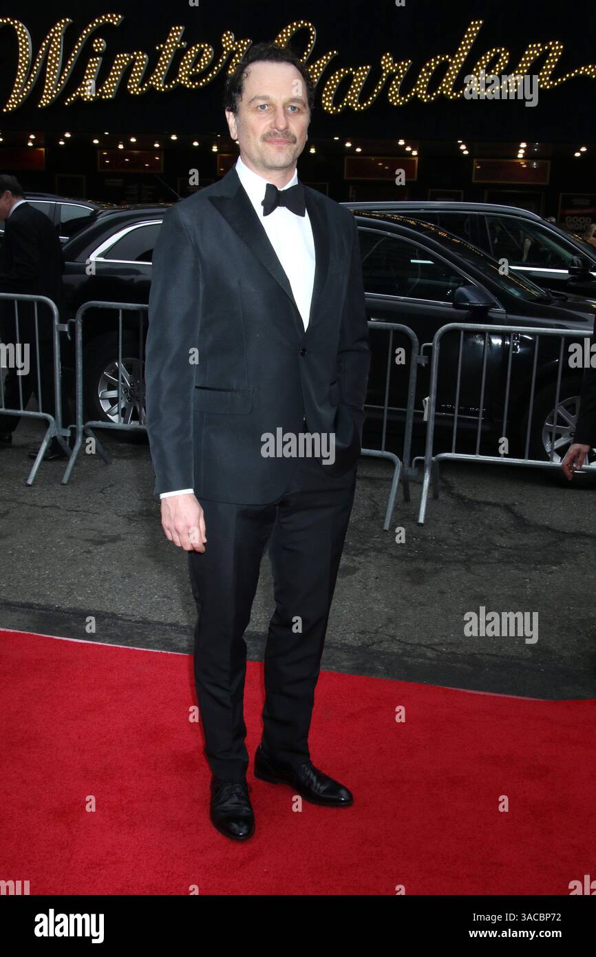 New York, NY, USA. 3rd Apr, 2025. Matthew Rhys at the Good Night, and ...