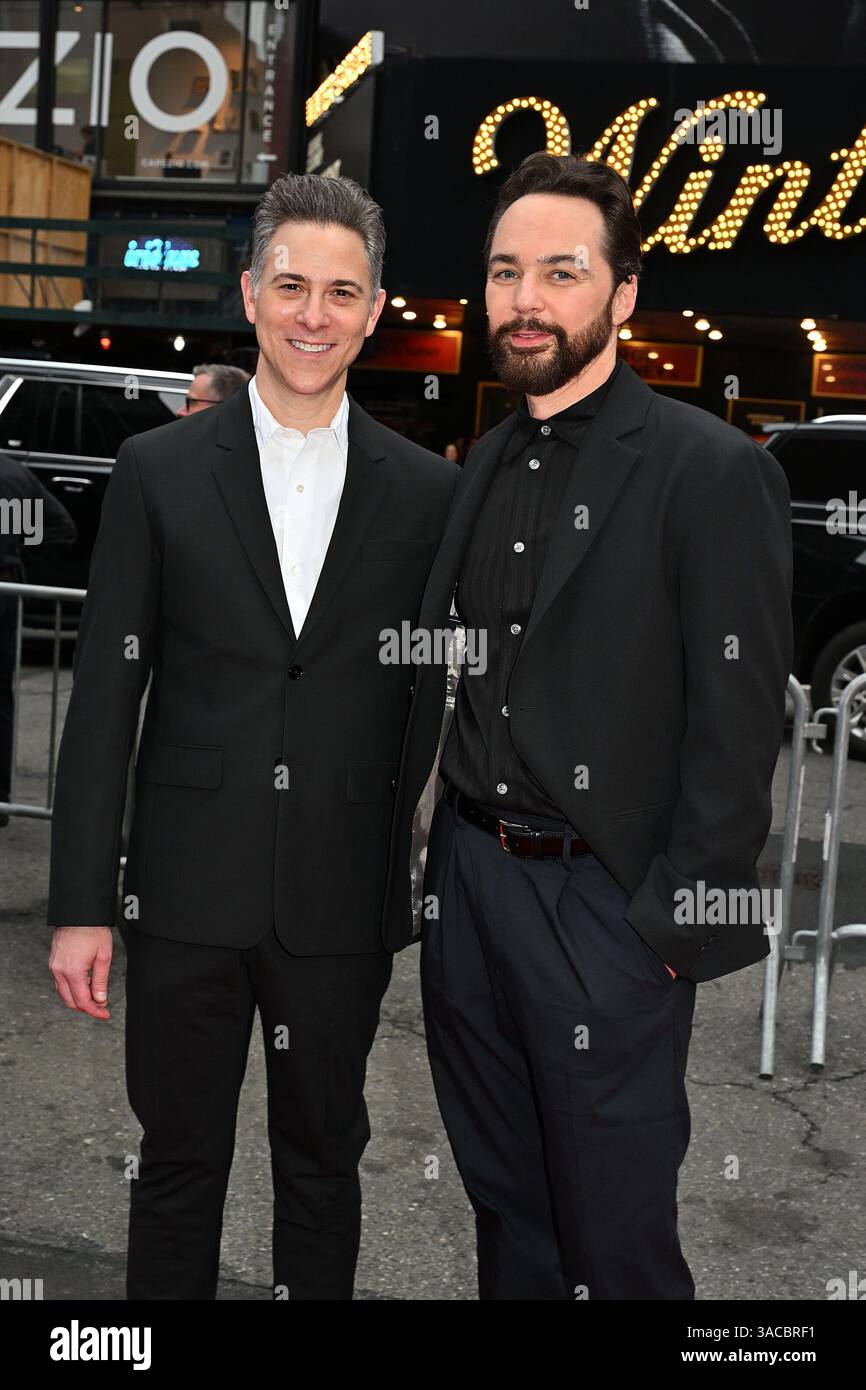 Jim Parsons and husband Jim Parsons and husband Todd Spiewak attend the ...