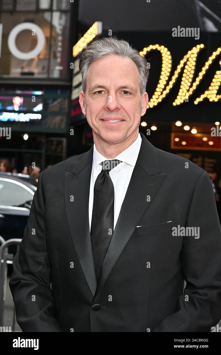Jake Tapper "Good Night, and Good Luck" Broadway opening night at the ...