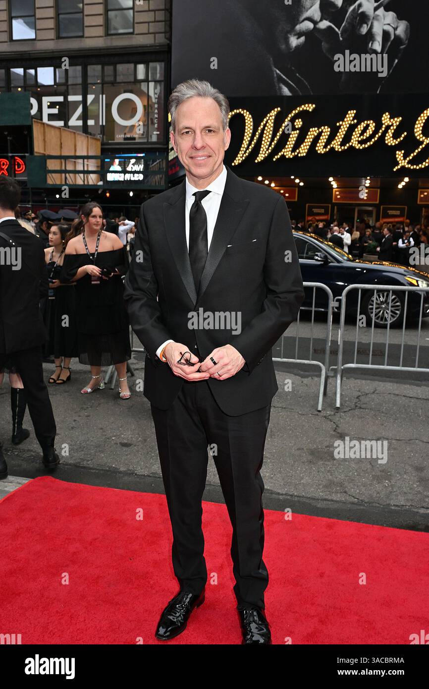 Jake Tapper "Good Night, and Good Luck" Broadway opening night at the ...