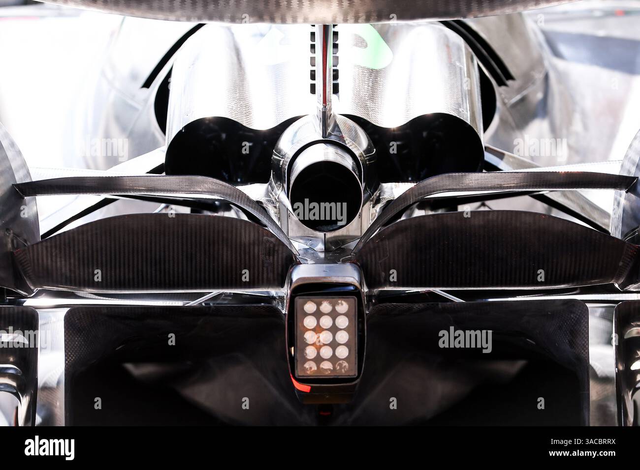 Stake F1 Team Kick C45, mechanical detail beam wing during the Formula ...