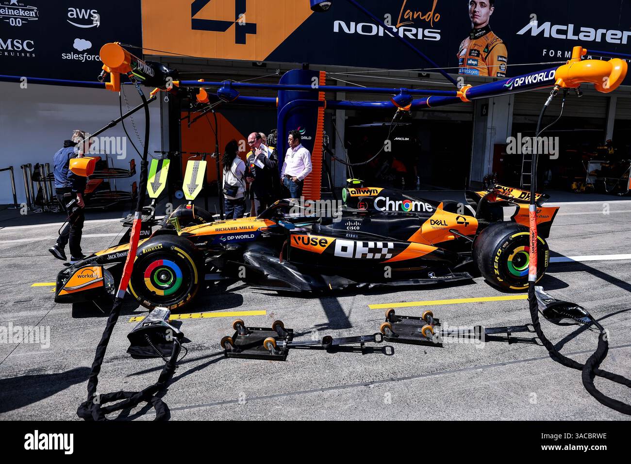 McLaren F1 Team car presentation during the Formula 1 Lenovo Japanese ...
