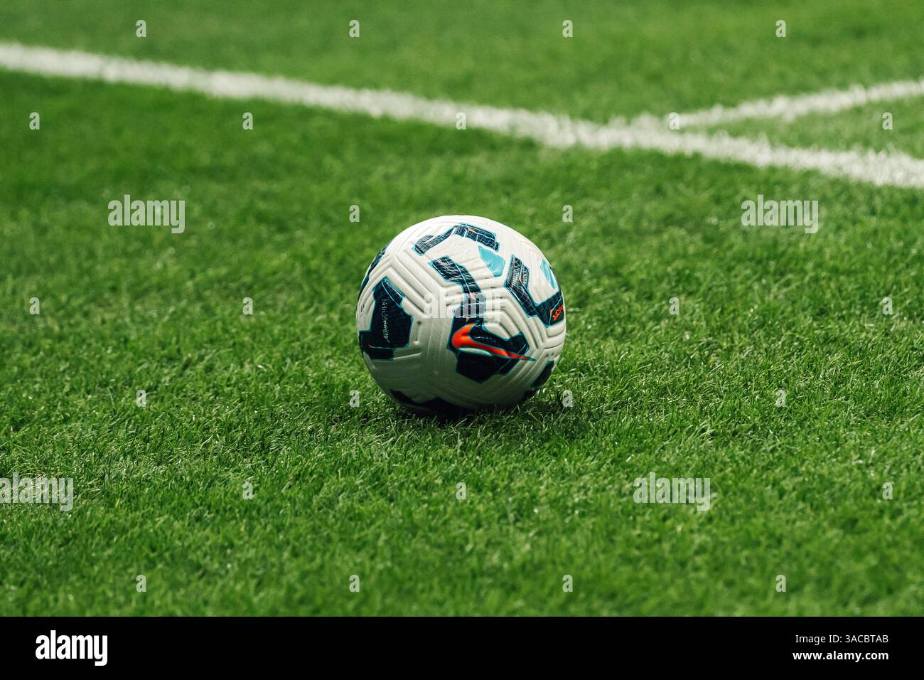 Warsaw, Poland. 02nd Apr, 2025. A ball seen during the Polish Super Cup ...