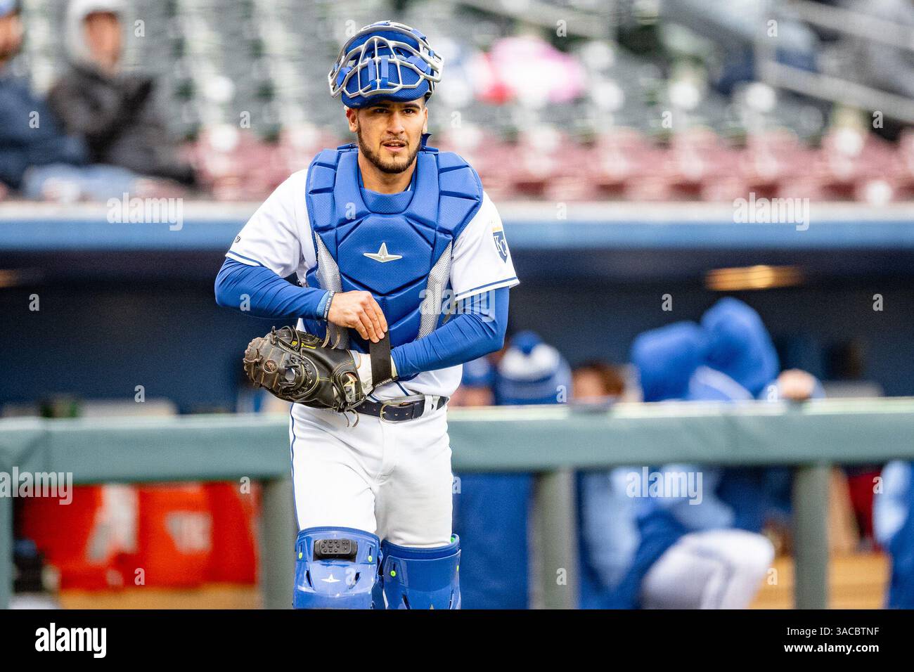 April 02, 2025 - Omaha, NE U.S. - Omaha Storm Chasers catcher Luca ...