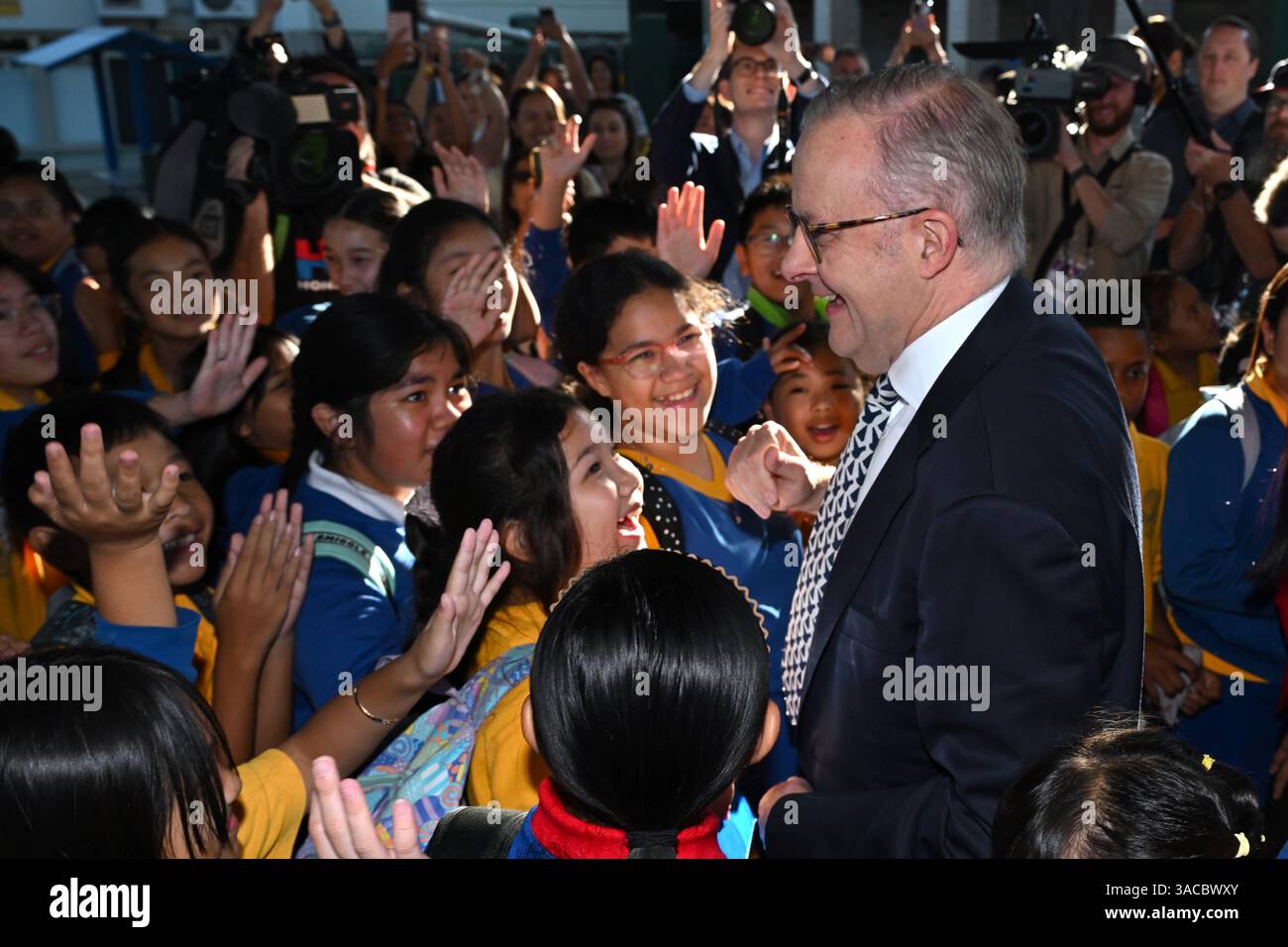 Sydney, Australia. 04th Apr, 2025. Australian Prime Minister Anthony ...