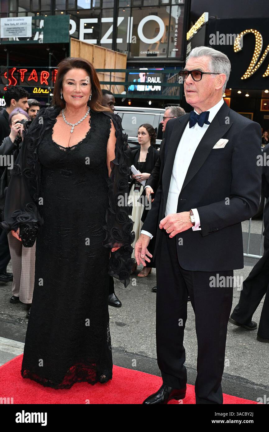 Keely Shaye Smith and husband Pierce Brosnan attend the "Good Night ...