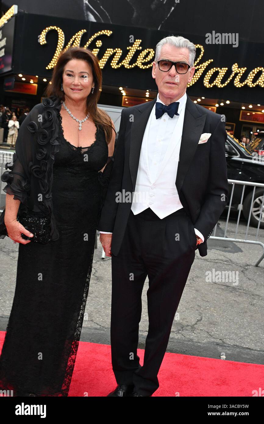 Keely Shaye Smith and husband Pierce Brosnan attend the "Good Night ...