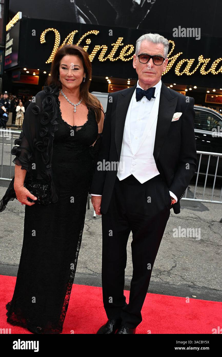 Keely Shaye Smith and husband Pierce Brosnan attend the "Good Night ...
