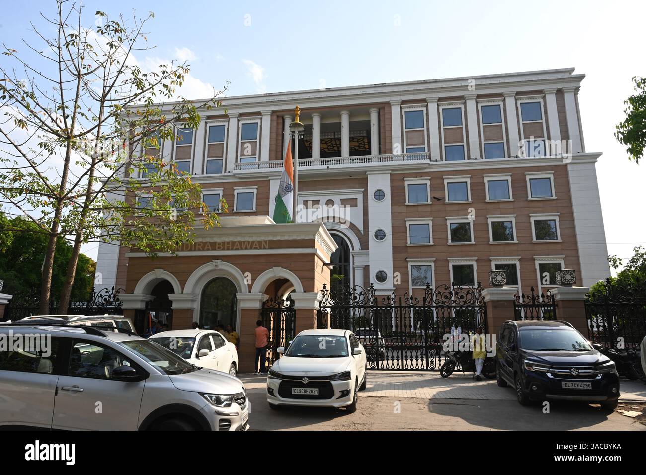 NEW DELHI, INDIA - APRIL 3: View of Indian National Congress Headquarter Indira Bhawan building ...