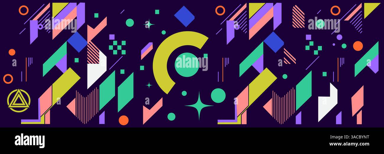 Elegant geometric shapes Stock Vector Images - Alamy