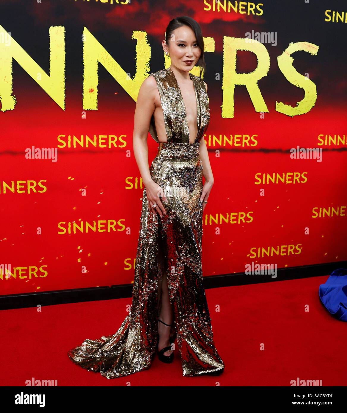 New York, United States. 03rd Apr, 2025. Li Jun Li arrives on the red ...