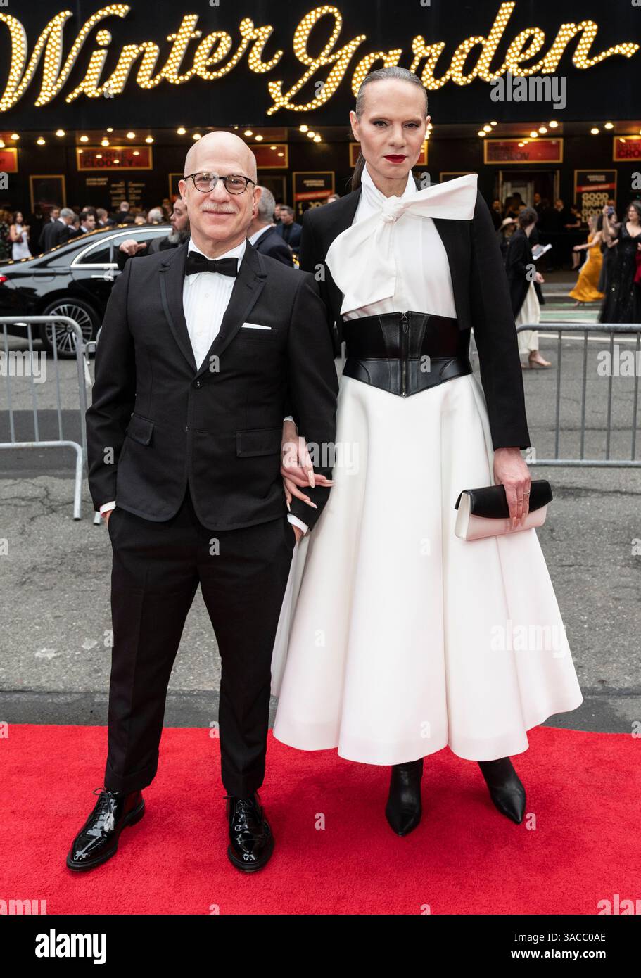 New York, United States. 03rd Apr, 2025. Richie Jackson and Jordan Roth ...