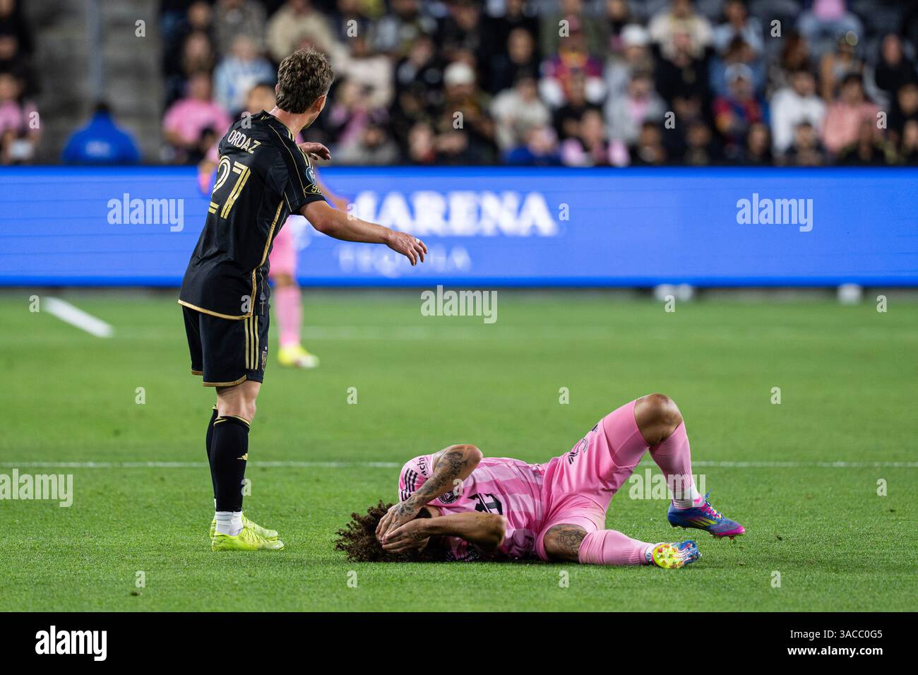 Los Angeles, United States. 02nd Apr, 2025. LAFC forward Nathan Ordaz ...