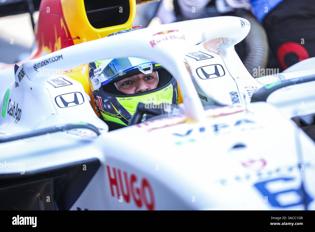 HADJAR Isack (fra), Visa Cash App RB F1 Team VCARB02, portrait during the Formula 1 Lenovo ...