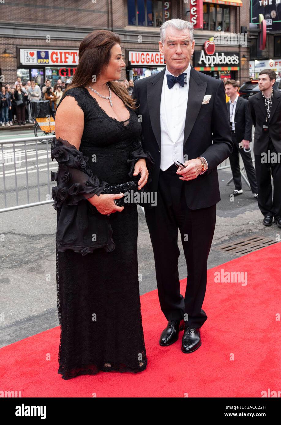 New York, United States. 03rd Apr, 2025. Keely Shaye Smith, Pierce ...