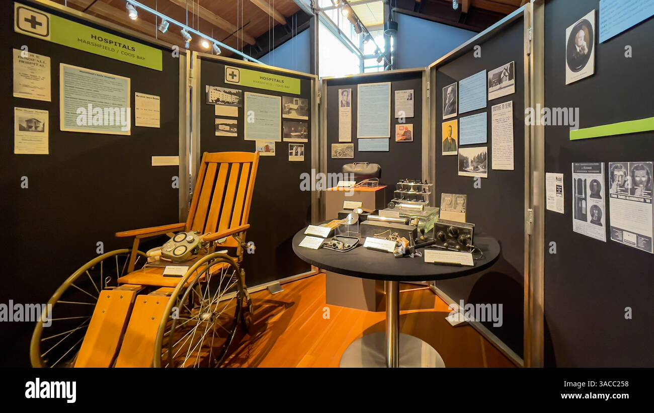 Coos History Museum in Coos Bay, Oregon Stock Photo - Alamy
