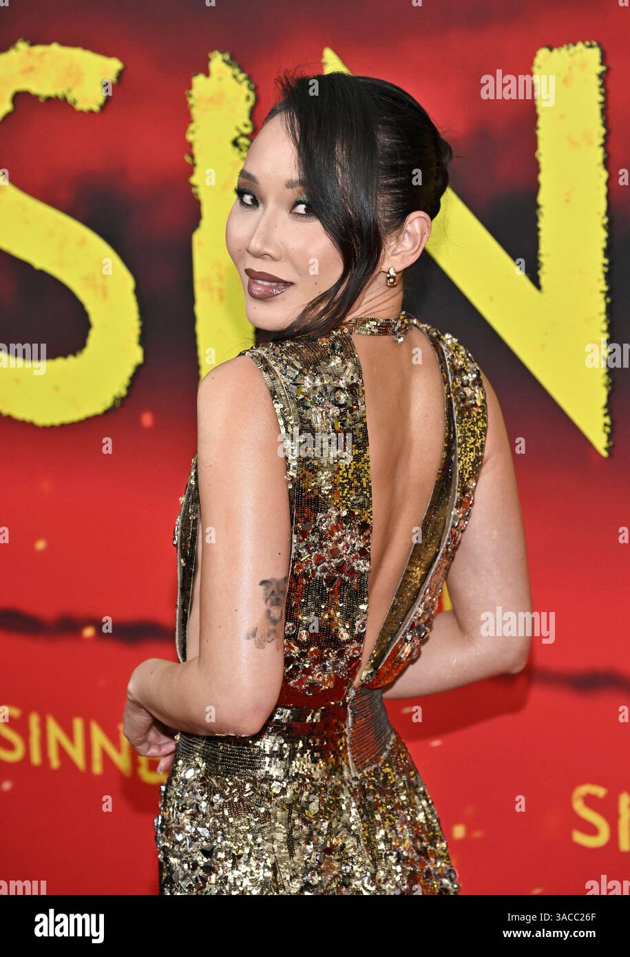 Li Jun Li attends the premiere of "Sinners" at AMC Lincoln Square on Thursday, April 3, 2025, in ...