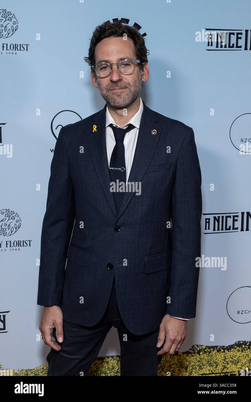 Los Angeles, USA. 03rd Apr, 2025. Andrew Calof attends the arrivals of ...