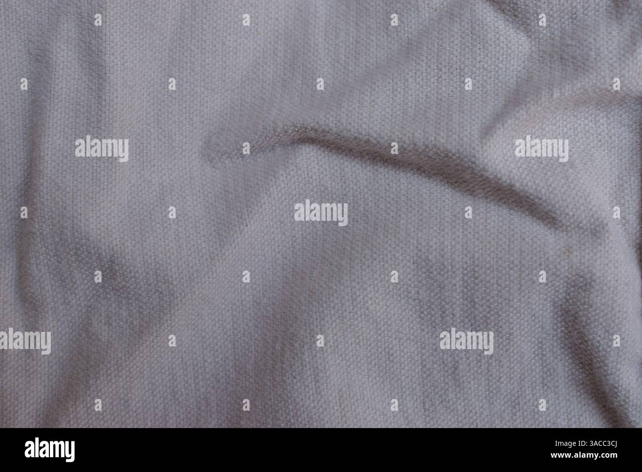 Folded Off White Denim Shirt Fabric Texture Close Up Background Stock ...