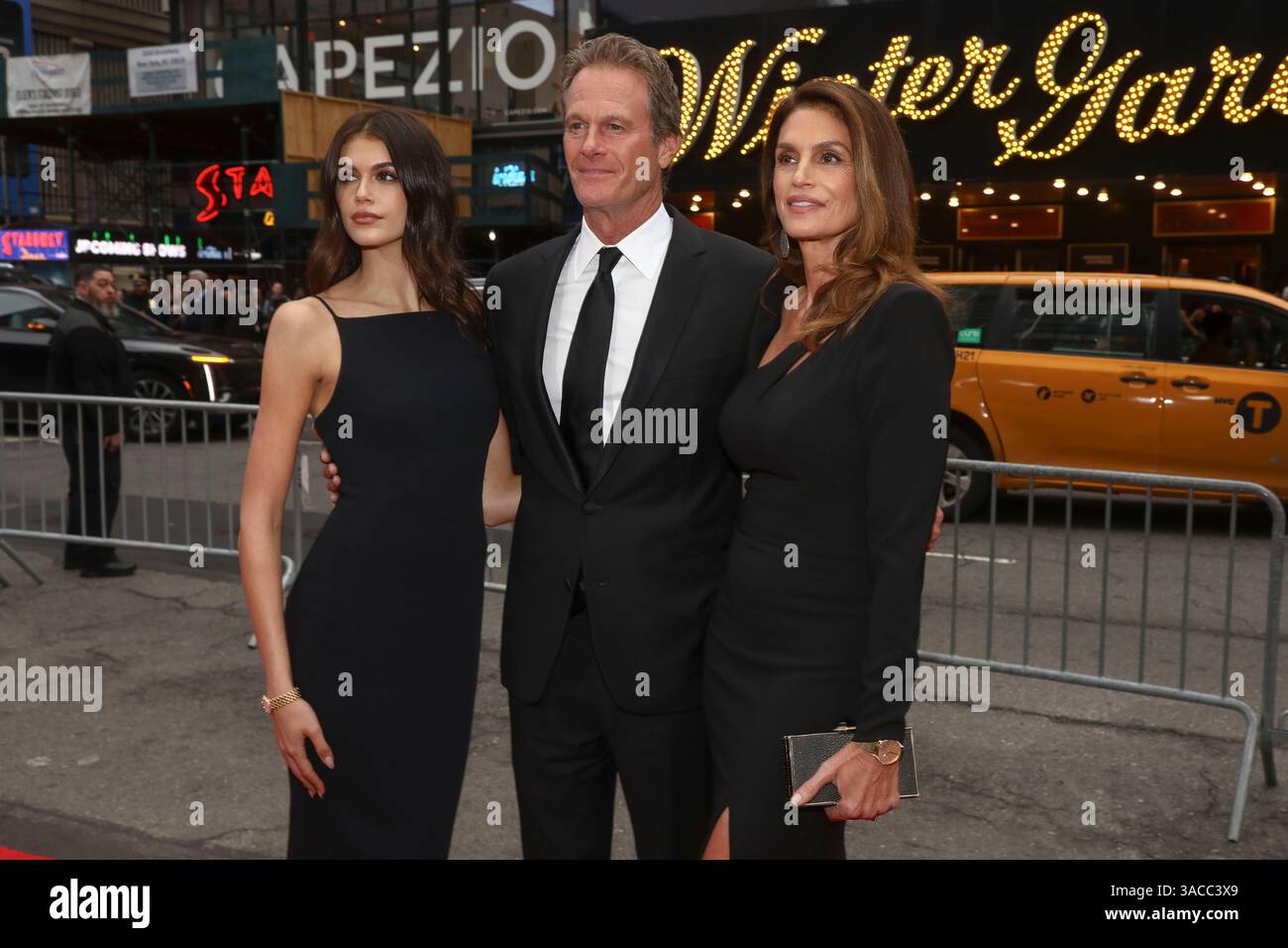 Kaia Gerber, from left, Rande Gerber and Cindy Crawford attend the ...