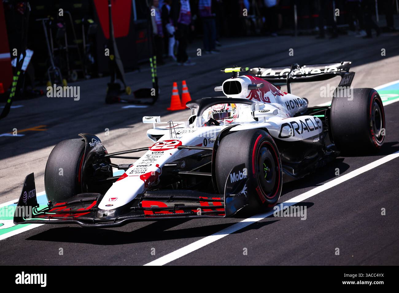 22 TSUNODA Yuki (jap), Red Bull Racing RB21, action during the Formula ...