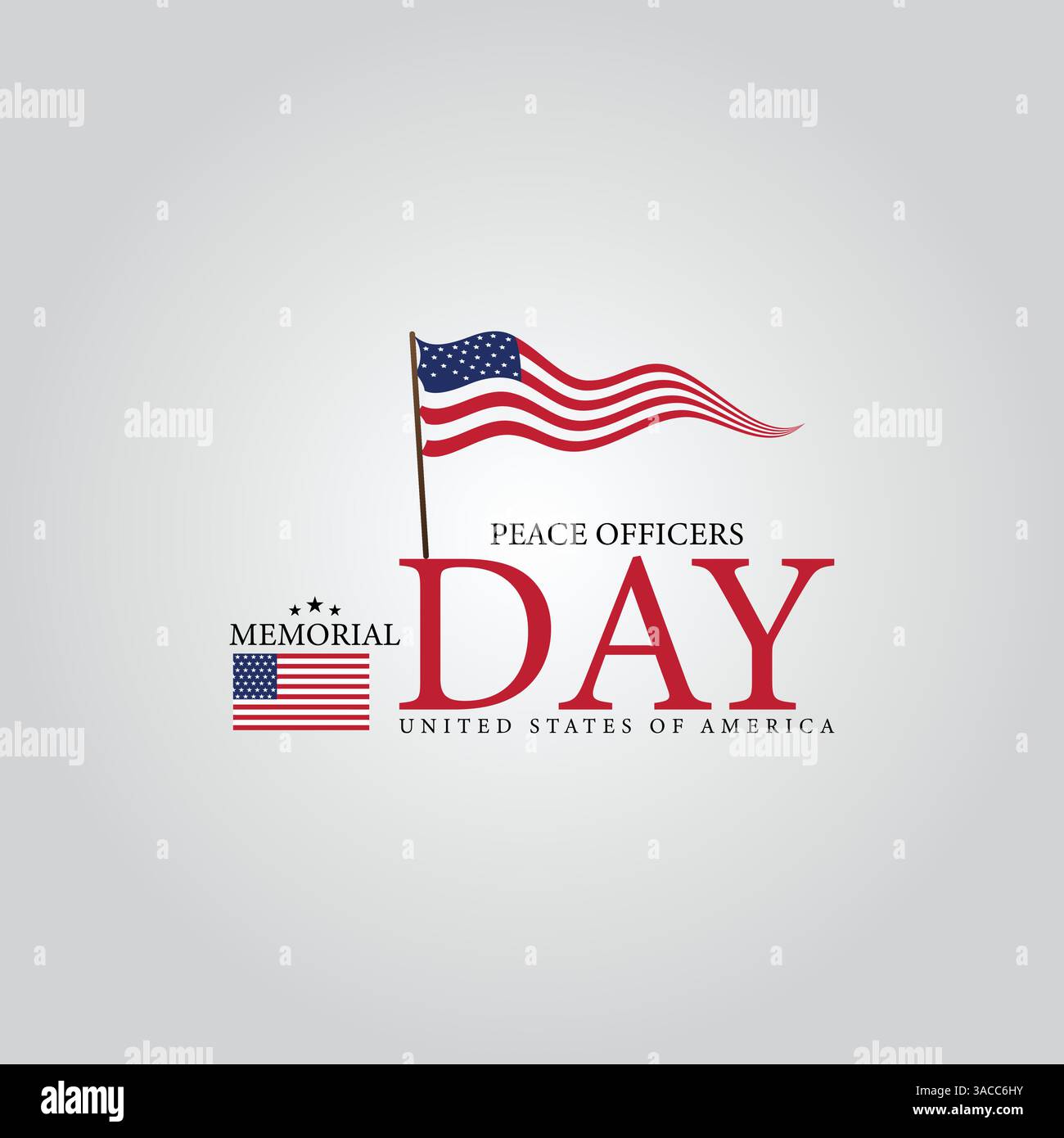 Remembering the Peace Officers Memorial Day Observance on May 15 Stock ...