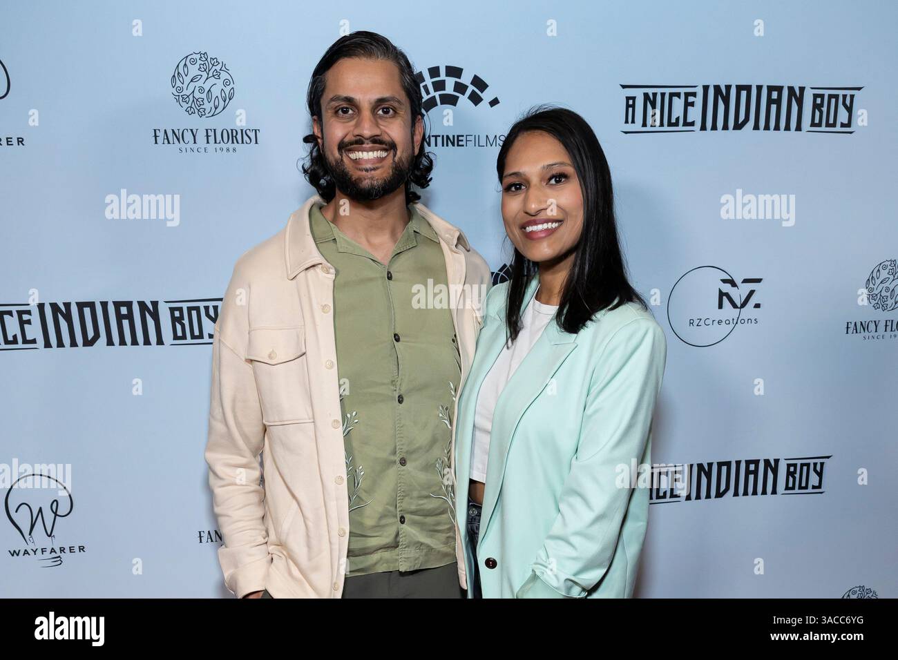 Arpan Parikh and Ravali Parsa attend the arrivals of the LA Special ...